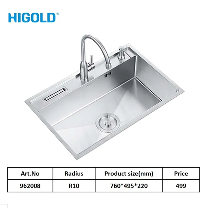 Higold 304 stainless steel kitchen sink, chopping board package. can ...